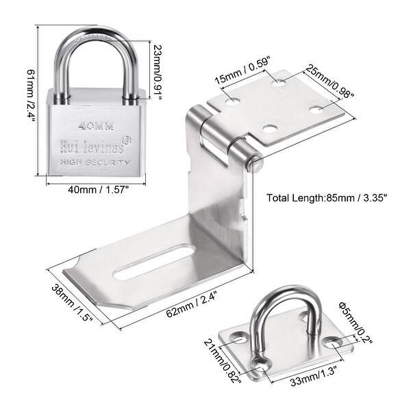door latch padlock