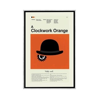iCanvas "A Clockwork Orange" by Prints and Giggles by Erin Hagerman ...