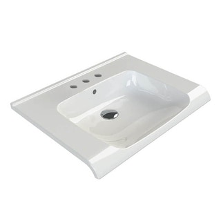 Nameeks CeraStyle 090600-U-Three Hole Anova 25-1/2" Rectangular - Bed ...