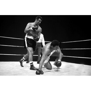 Muhammad Ali fighting Rocky Marciano Photo Print - Bed Bath & Beyond ...