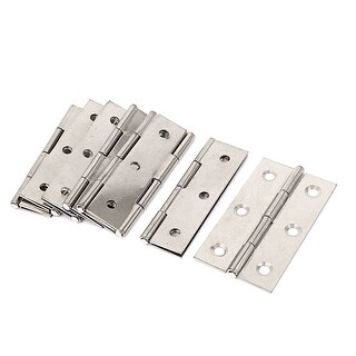 Cabinet Wardrobe Door 68x37.5mm Stainless Steel Folding Hinge 8pcs ...