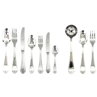 Mepra Roma Flatware Set - 87 Pieces - Stainless Steel - Bed Bath ...