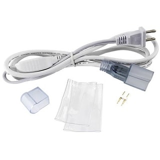 White LED Neon Rope Light Power Cord Kit - 120 Volt - 5 Feet - Bed Bath ...