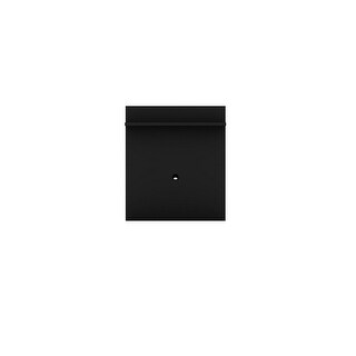 Tribeca 35.43 MidCentury Modern Tv Panel With Overhead Dcor Shelf In ...