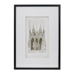 Smithsonian - Peterborough Framed Architectural Wall Art - 20" x 28 ...