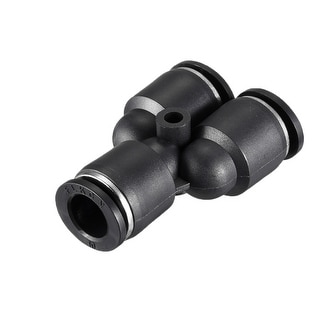 2pcs Push To Connect Fittings Y Type Tube Connect 10 mm or 25/64" od ...