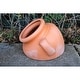 Natural Terracotta Fallen Pot or Hanging Pot with Loops Handles - Bed ...