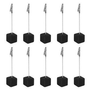 Place Card Holder Resin Cube Base Alligator Clip Photo Holder 10 Pack ...