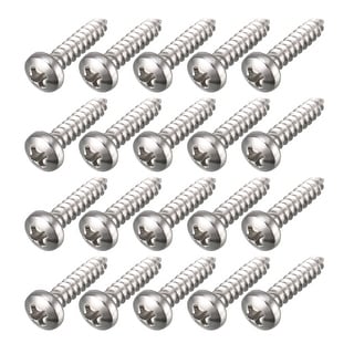 2.9mm x 13mm Cross Head Pan Head Self Tapping Screw Fasteners 100pcs ...