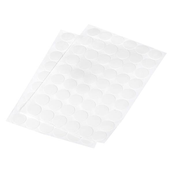 21mm Dia PVC Self Adhesive Screw Hole Cover Stickers 6 Sheet/324pcs ...