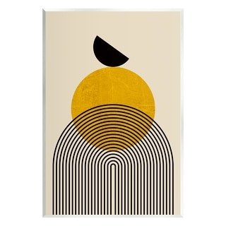 Stupell Balancing Neutral Arch Shapes Wall Plaque Art Design by Daniela ...