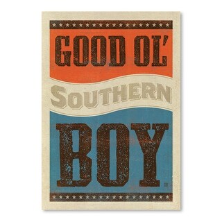 Americanflat - Good Ol Boy by Anderson Design Group - 16"x20" Poster ...