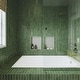 Merola Tile Phoenix Green 1-7/8" x 17-3/4" Porcelain Floor and Wall ...