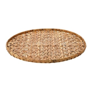 Open Weave Rattan Peel Tray - Bed Bath & Beyond - 34583983