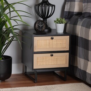 Baxton Studio Declan Mid-Century Modern Espresso Brown Finished Wood ...