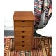 Solid Bamboo Frame 6 Drawer Rolling Storage Cart - Bed Bath & Beyond ...