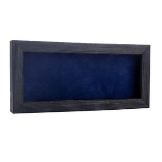 12x24 Shadow Box Frame Barnwood Black Wood | 1" Usable Display Depth ...