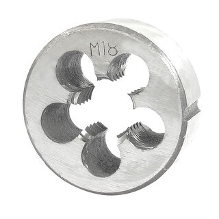 Steel 45mm Outside Dia Metric M18 Screw Thread Round Die Tool - Bed ...