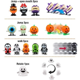 12 Pack Novelty Halloween Toys, Halloween Wind Up Toys for Kids ...