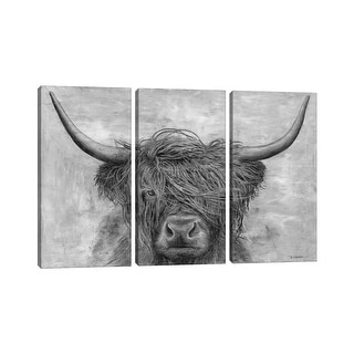 iCanvas "Norwegian Bison" by Marie Elaine Cusson 3-Piece Canvas Wall ...