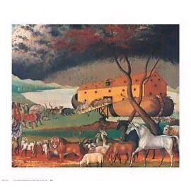 ''Noah's Ark, 1846'' by Edward Hicks Animals Art Print (24.25 x 28 in ...