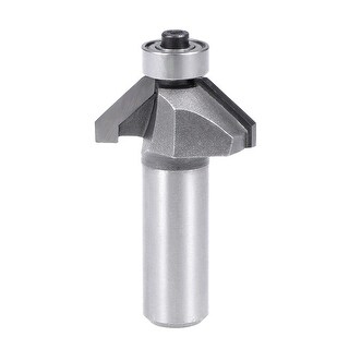 Chamfer Router Bit 1/2" Shank 1/2" Dia High Carbon Steel with Bearing ...