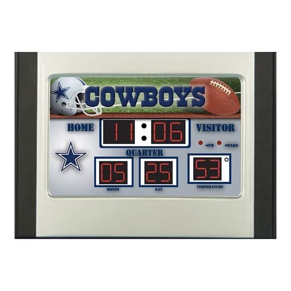 Dallas Cowboys Alarm Clock Desk Scoreboard - Bed Bath & Beyond - 24184459