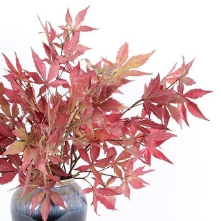 FloralGoods Artificial Red Maple Leaf Stem 29" Tall - Bed Bath & Beyond ...
