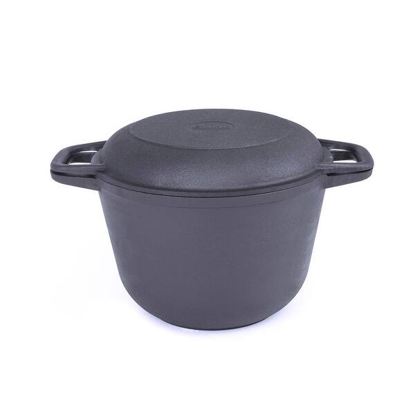 BIOL 3.2-Quart Cast Iron Casserole with a Pan Lid - Bed Bath & Beyond ...