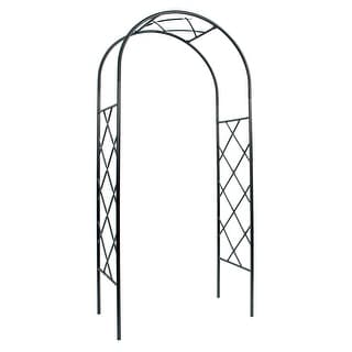 Achla Designs Elegant Handcrafted Lattice Garden Arbor I, 92 Inch Tall ...