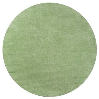6' Round Spearmint Green Plain Indoor Area Rug - 6' Round - Bed Bath ...