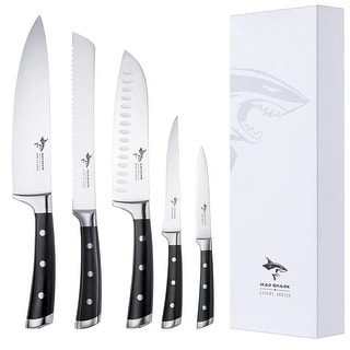 Professional 5 Piece Kitchen Chef Knife Set, German High Carbon ...