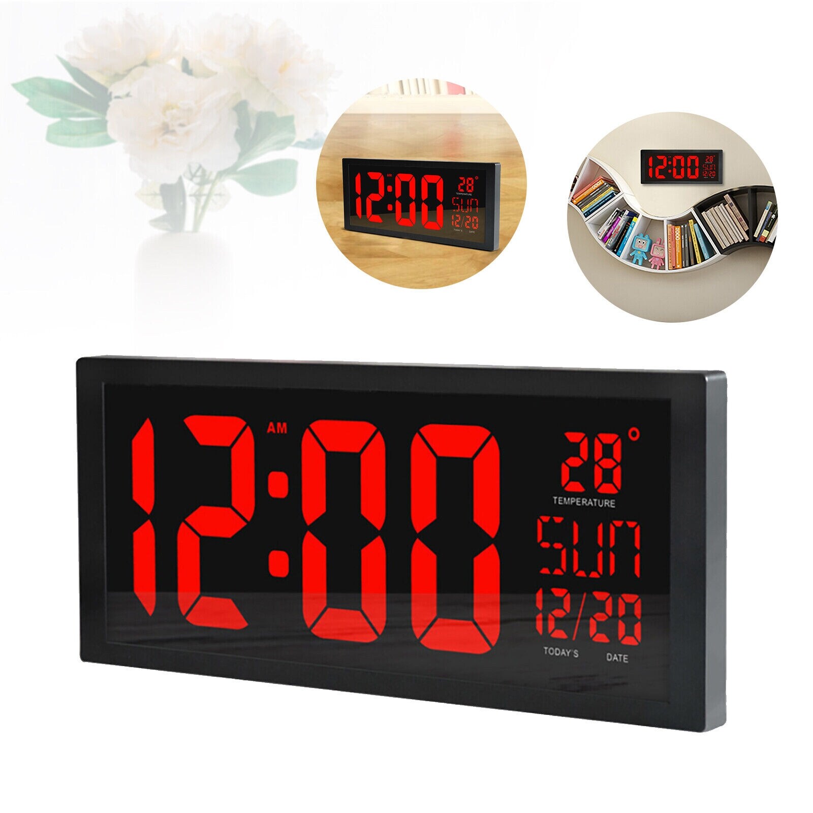 large calendar wall clock