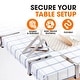 Cheer Collection Set of 12 Heavy-Duty Tablecloth Clips - Bed Bath ...