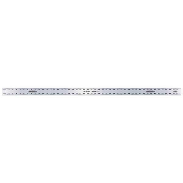 Johnson 48 in. L X 2 in. W Aluminum Heavy Duty Straight Edge SAE - 48 ...