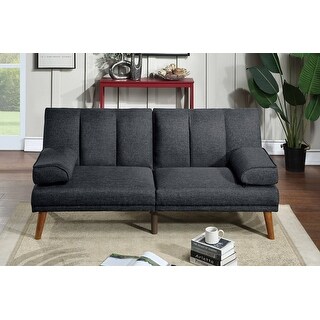 71" Adjustable Sofa, Retro Deep Seat Fabric Sofa Couch, with Patterned ...