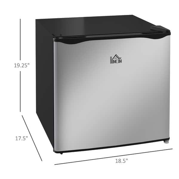 HOMCOM Mini Freezer Countertop, 1.1 Cu.Ft Compact Upright Freezer with ...