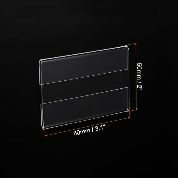Wall Mount Price Tags Sign Holder Horizontal Tagging Pack of 10 ...