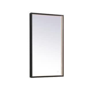 Indigo Home 18x30 inch LED mirror with adjustable color temperature ...
