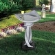 22.8-in High Concrete Bird Baths for Outdoors, Modern Bird Bath Bowl - Bed Bath & Beyond - 39554520