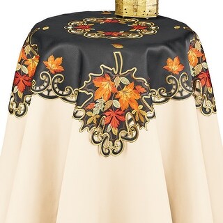 Embroidered Autumn Breeze Table Linens - Bed Bath & Beyond - 36718377