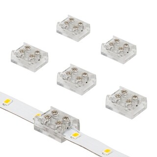 Armacost Lighting 2 Pin LED Strip Light Screw Splice Connector - 6 Pack ...