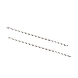 HIC 2pc Stainless Steel Meat Trussing Needles Set - Easily Truss ...