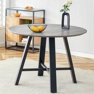 Modern Minimalist Round Dining Table - Bed Bath & Beyond - 42595176