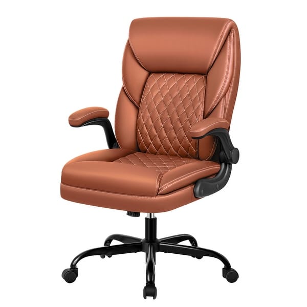Office Executive Leather Desk Chairs, Ergonomic Computer Desk Chair ...