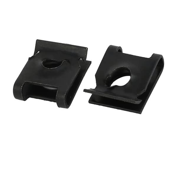 25pcs Fit M5/ST4.8 Screw 65Mn Steel Speed Fastener U Nut 14.5mm x 12mm ...