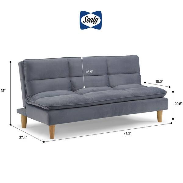 Maryland Sofa Convertible in Dark Sky Blue by Sealy Sofa Convertibles ...