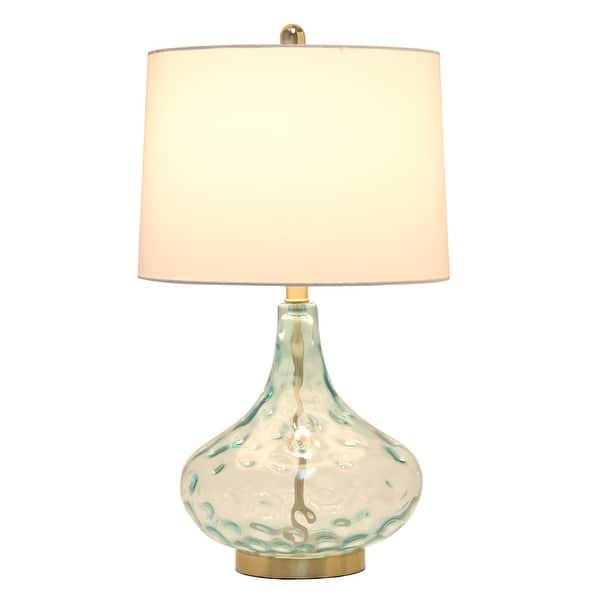 24" Modern Refined Bubbly Colored Glass Table Lamp - Bed Bath & Beyond ...