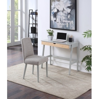 Modern Minimalist Desk with Large Single Drawer Storage - Bed Bath ...