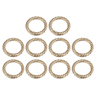 Purse Strap Rings, 12Pcs 35mm O Ring Metal Spring Snap Buckle for DIY ...